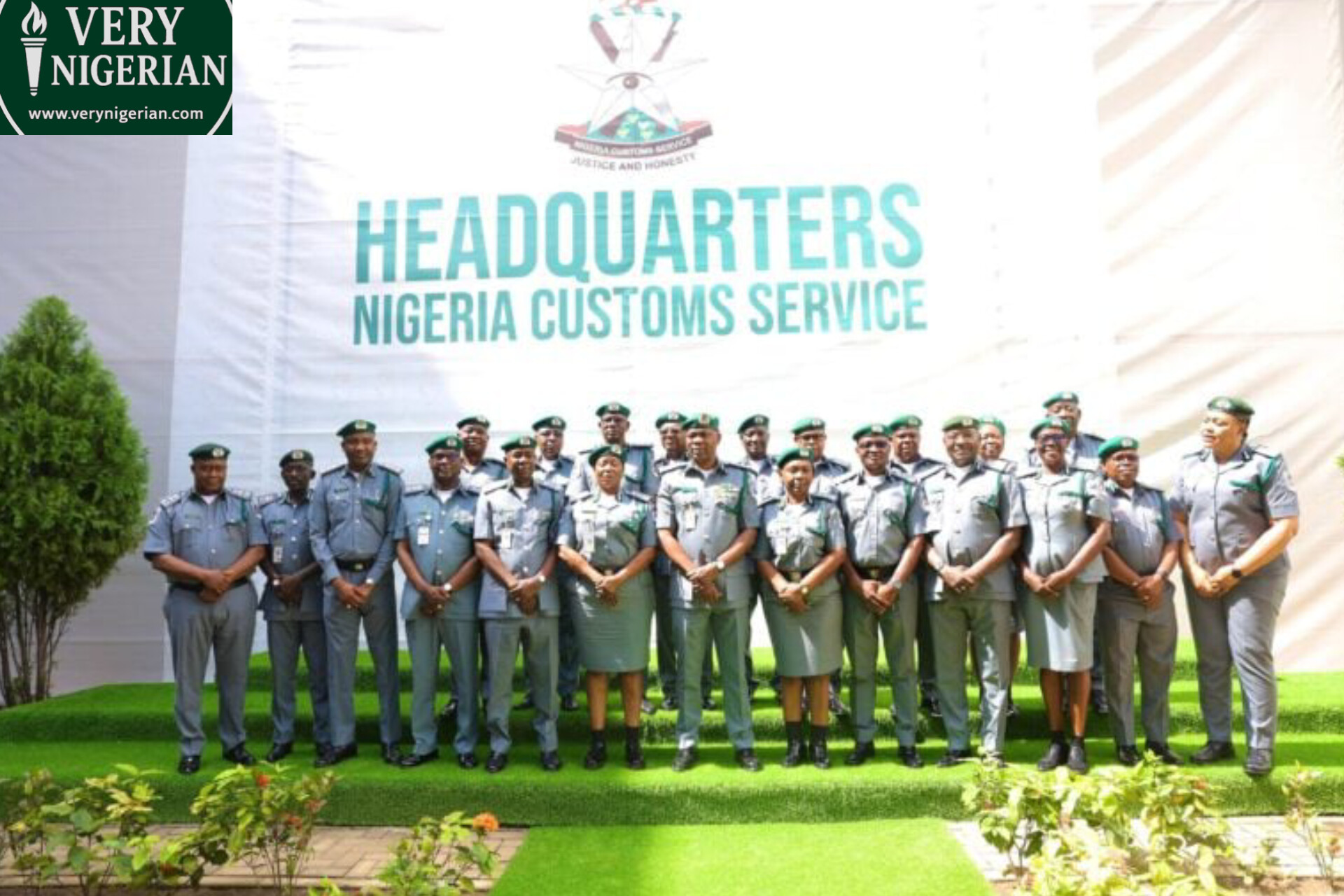 NCS decorates newly elevated Senior Officers - Very Nigerian