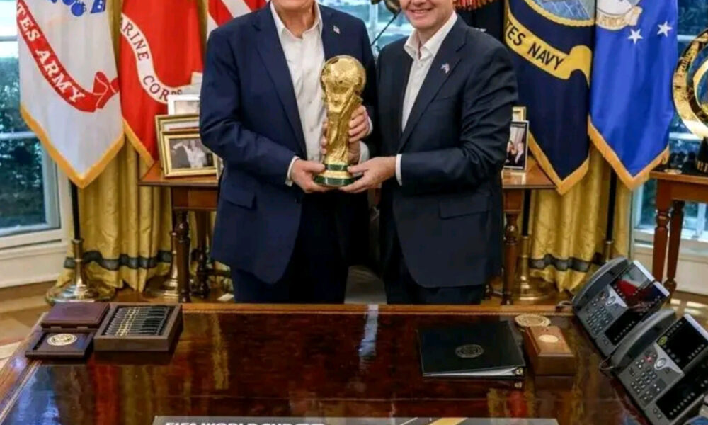 Trump bags FIFA Peace Prize, emerges first ever recipient - Very Nigerian